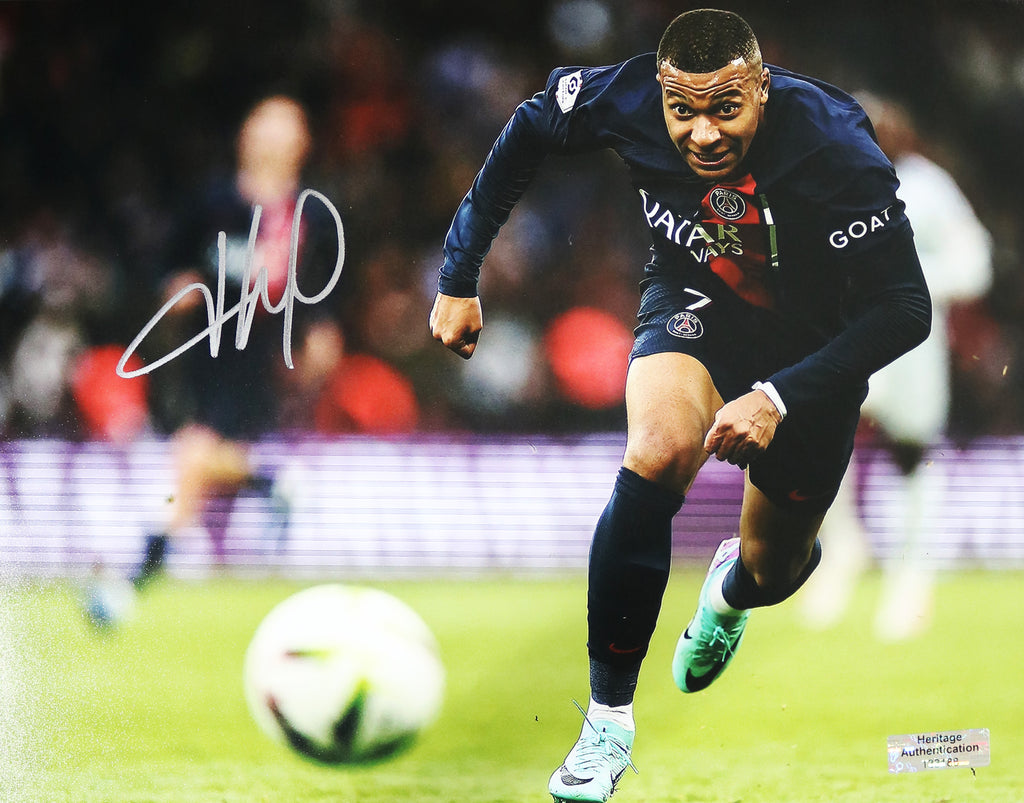 Kylian Mbappe Paris Saint-Germain Signed Autographed 8x10 Photo ...