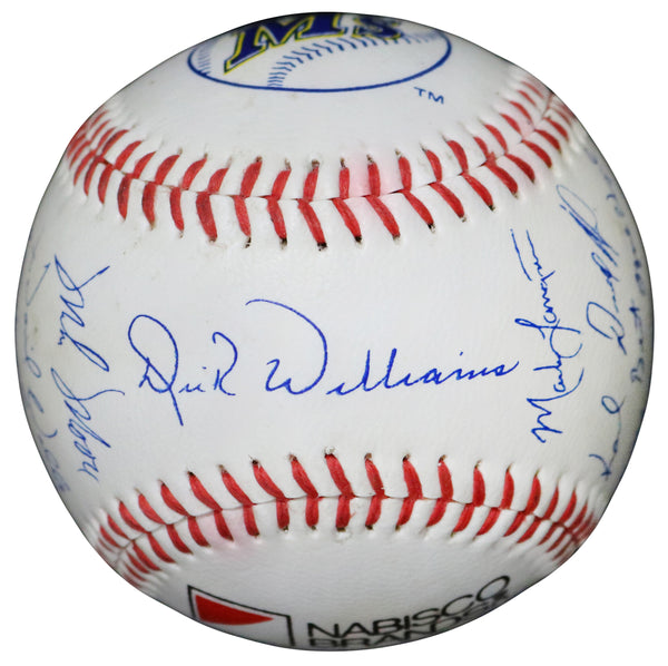 Seattle Mariners 1987 Team Stamped Facsimile Autograph Baseball ...