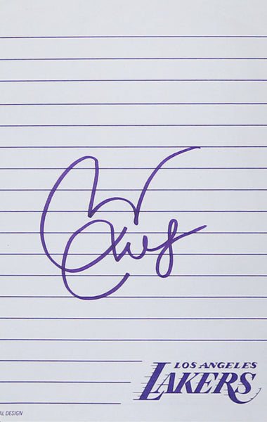 Pat Riley Los Angeles Lakers Signed Autographed 4x6 Cut Piece of Paper ...